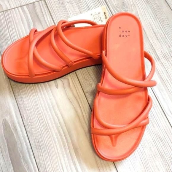 a new day | Shoes | New Womens Dory Platform Heels Coral Orange Apricot A New Day Size 65 | Poshmark